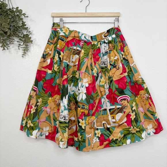 Grace Karin | Skirts | Grace Karin Skirt Women Medium Tropical Floral ...